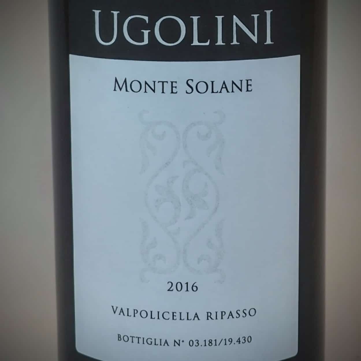 Ugolini "Monte Solana" Ripasso Della Valpolicella | Man O' War Imports